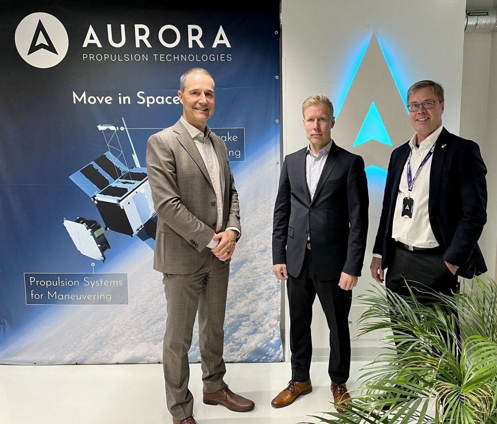 Finnish Ministry of Defence visits Aurora - Aurora Propulsion Technologies